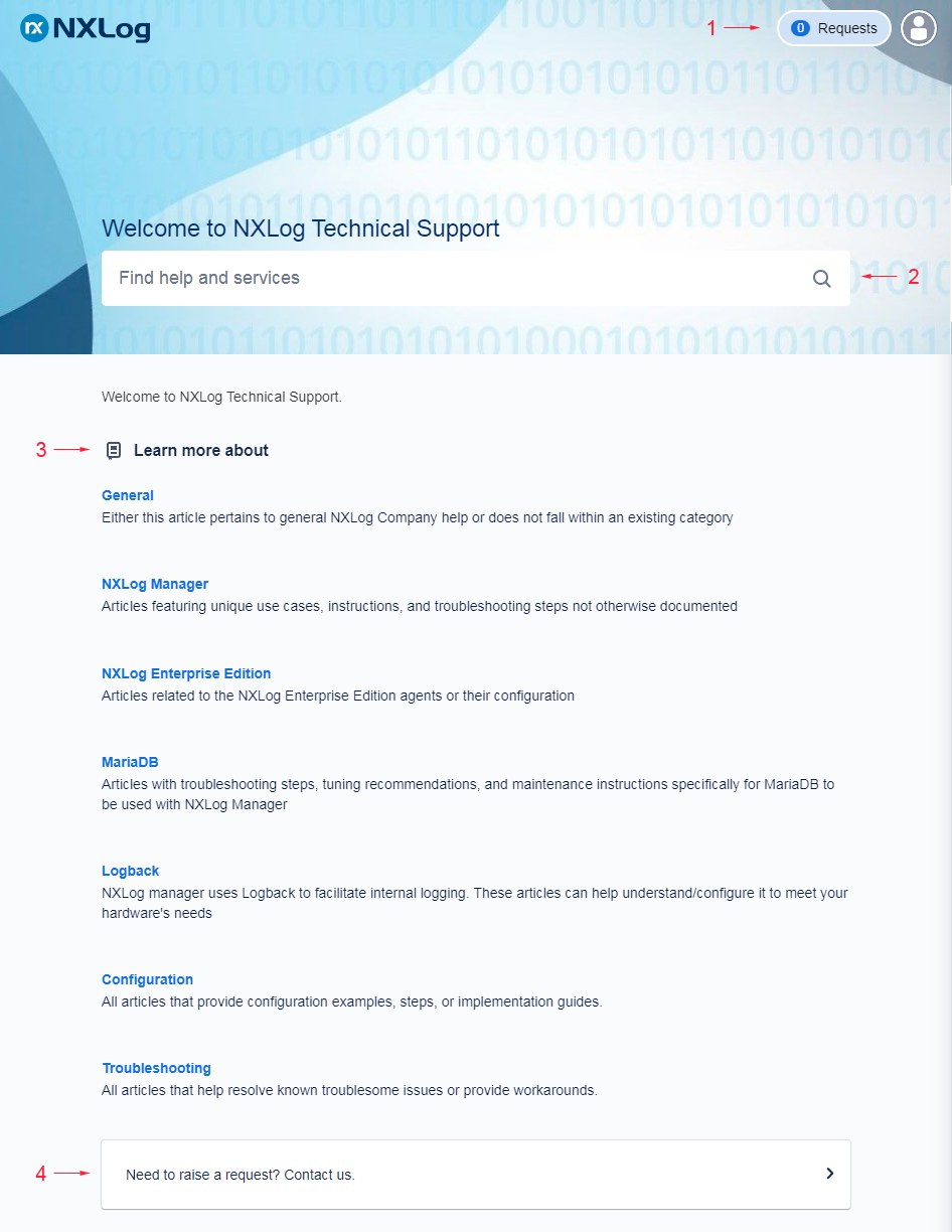 Getting Started with NXLog Support Service Desk